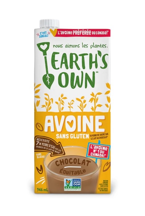 Grand'Mère Nature | Boisson avoine chocolat 946ml Grand'Mère Nature | Boisson avoine chocolat 946ml